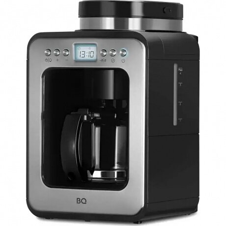 Капельная кофеварка со встроенной кофемолкой BQ CM7001 Стальной-Черный