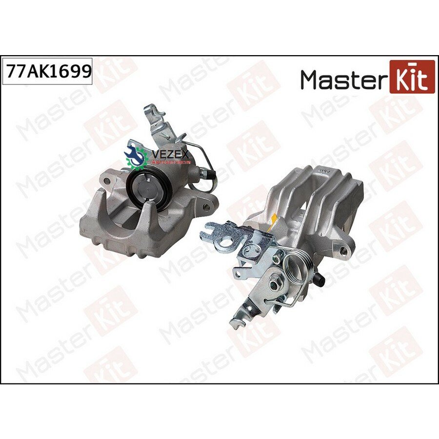 MASTERKIT 77AK1699 суппорт тормозной задний прав!\ VW Caddy 04-15