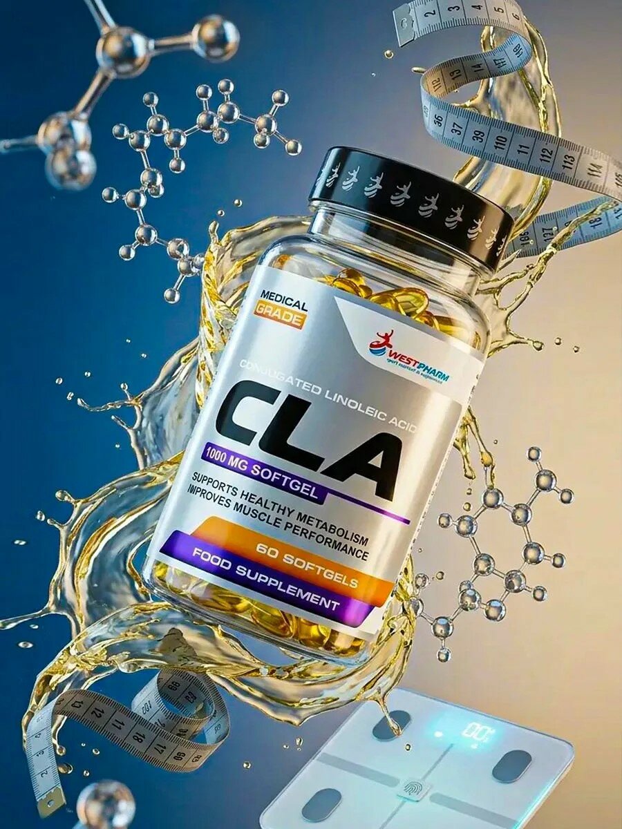 CLA / Конъюгированная Линолевая Кислота, 60 капсул