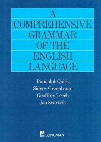 A Comprehensive Grammar Of The English Language Reprinted books