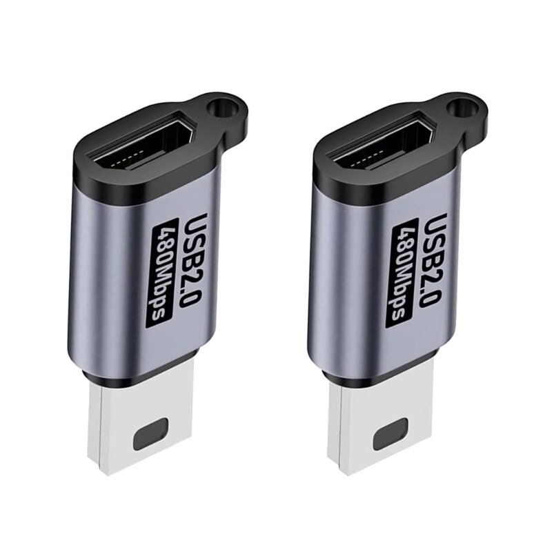 2 адаптера для мобильных телефонов-от Micro female к mini USB male