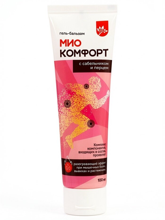 Гель-бальзам "Миокомфорт", разогревающий, 100 мл