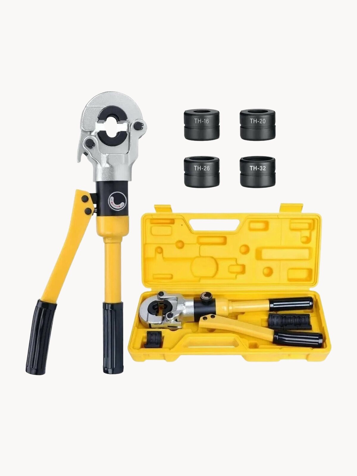 Пресс клещи обжимные для труб TH 16, 20, 26, 32