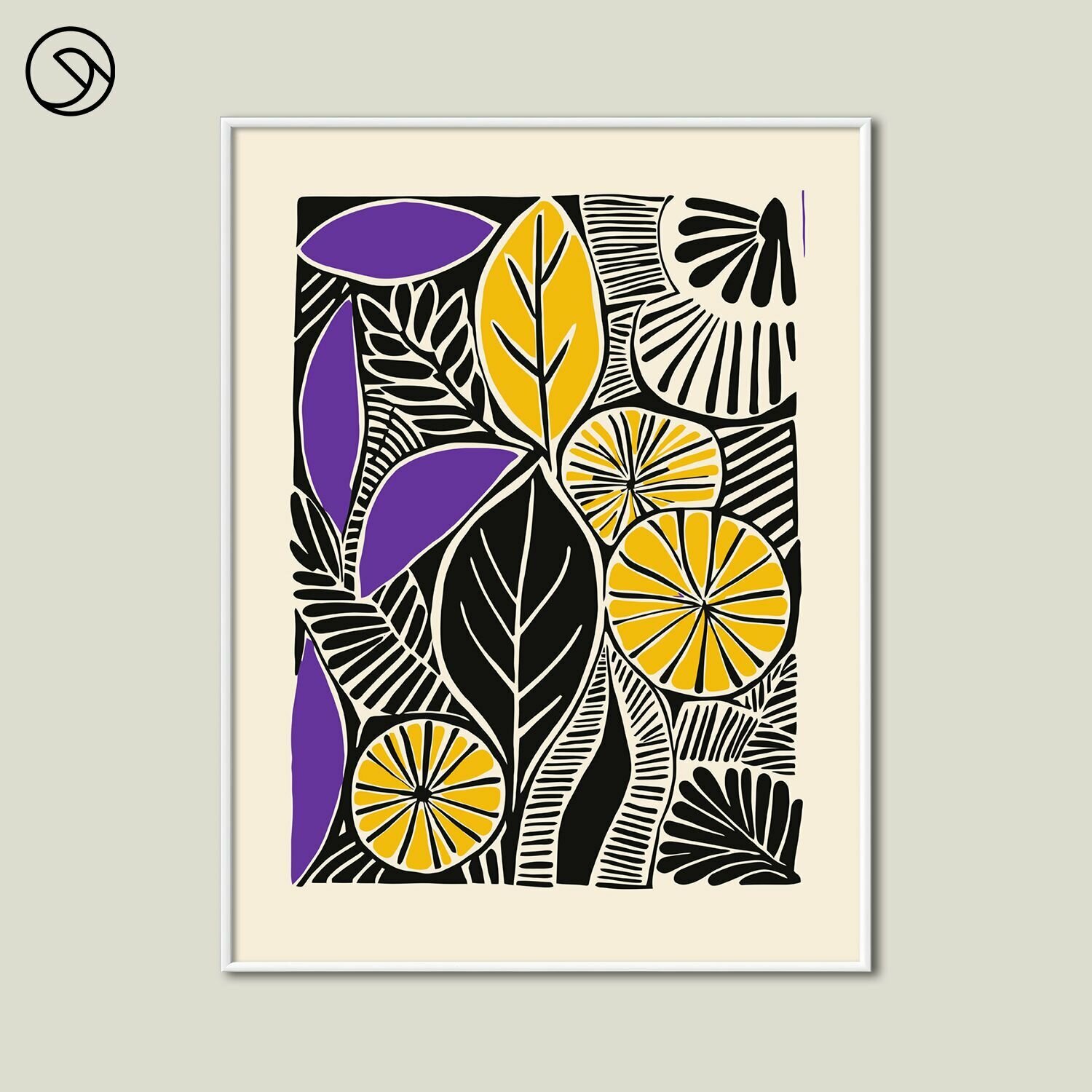 Постер в раме 50х70 Postermarkt, Арт Абстракция №14