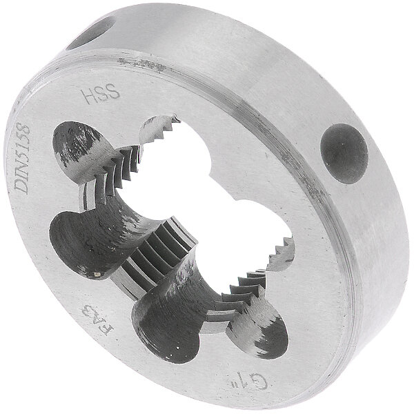 Плашка G1" GQ10606 круглая трубная Giess\Quanz