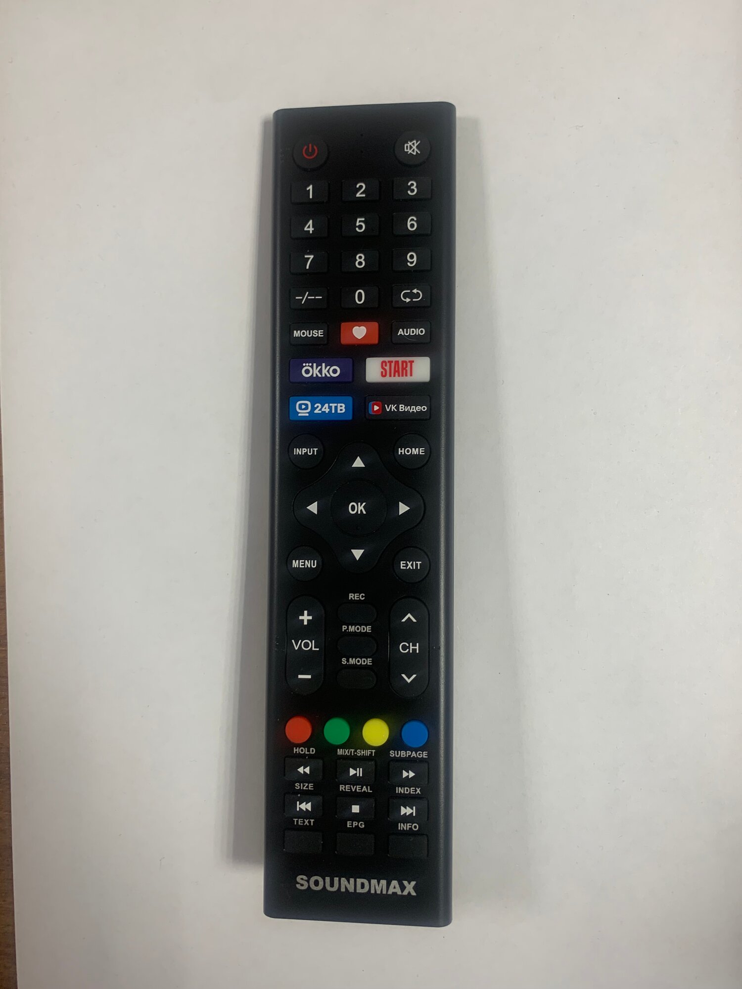 Soundmax RC1952, RC1950S Home VK Видео (SM-Qled 50T21Su) пульт оригинальный