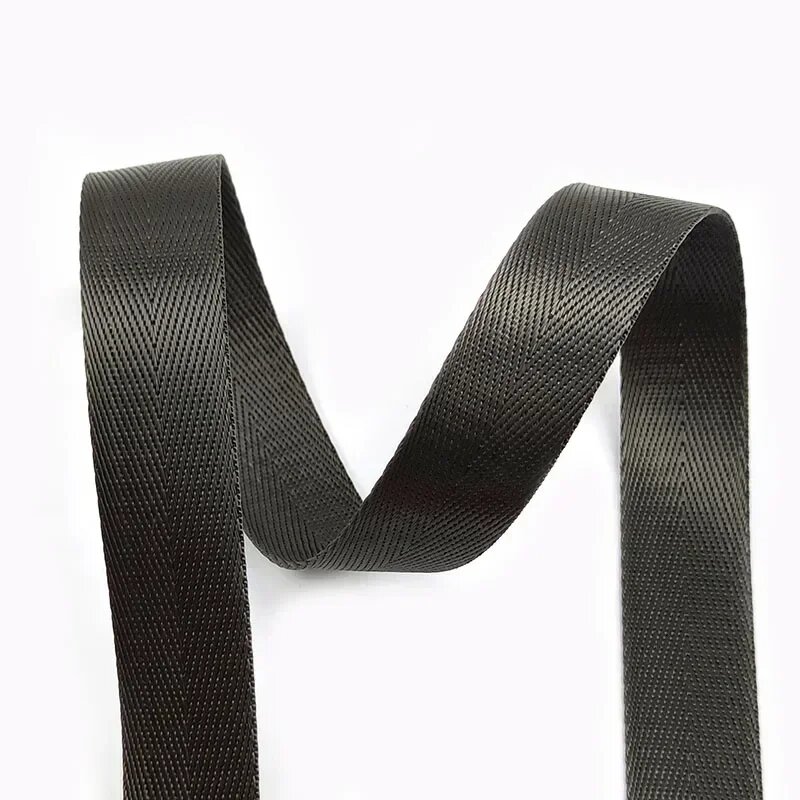 Нейлоновая стропа Meetee 20-38 мм, 10 м Серый, DarkGray, 32mm