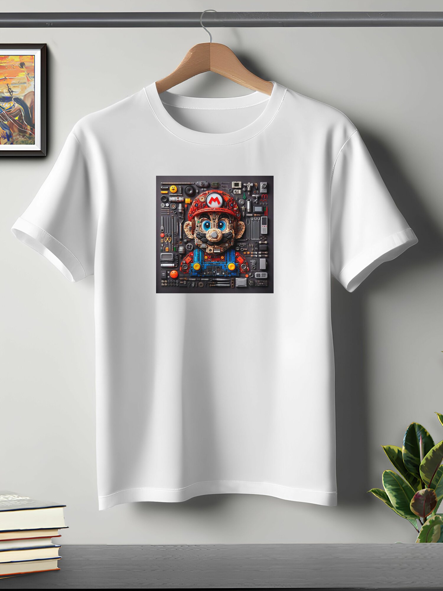 Футболка  Детская ONEQ 152 (12-13) размер с принтом Minecraft, белая