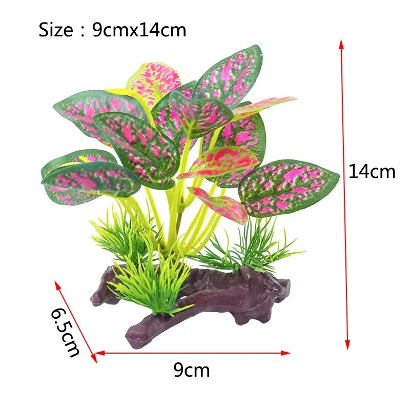 Искусственная аквариумная трава ZHIYANG 9cmx14cm 03