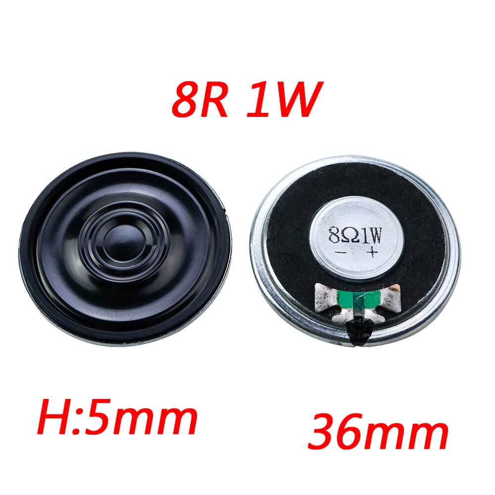 Мини-динамик 8R 1W, 36mm, Q-8R1W