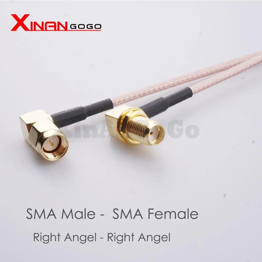 Xinangogo RG316 RG174 кабель SMA-SMA 20CM, RG174 cable, SMAJW-SMAKW