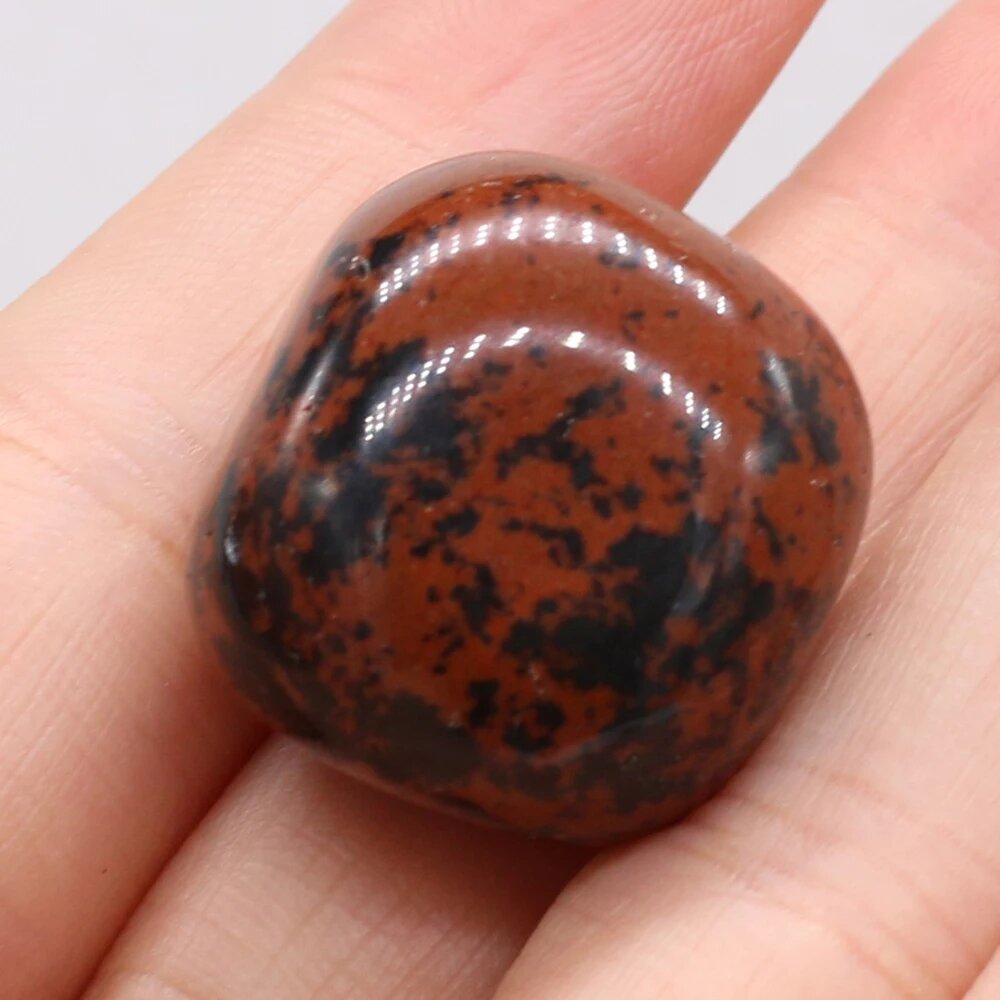 Полированные опаловые кварцевые кристаллы для декора 1 шт. Коричневый, Gold Sand Stone