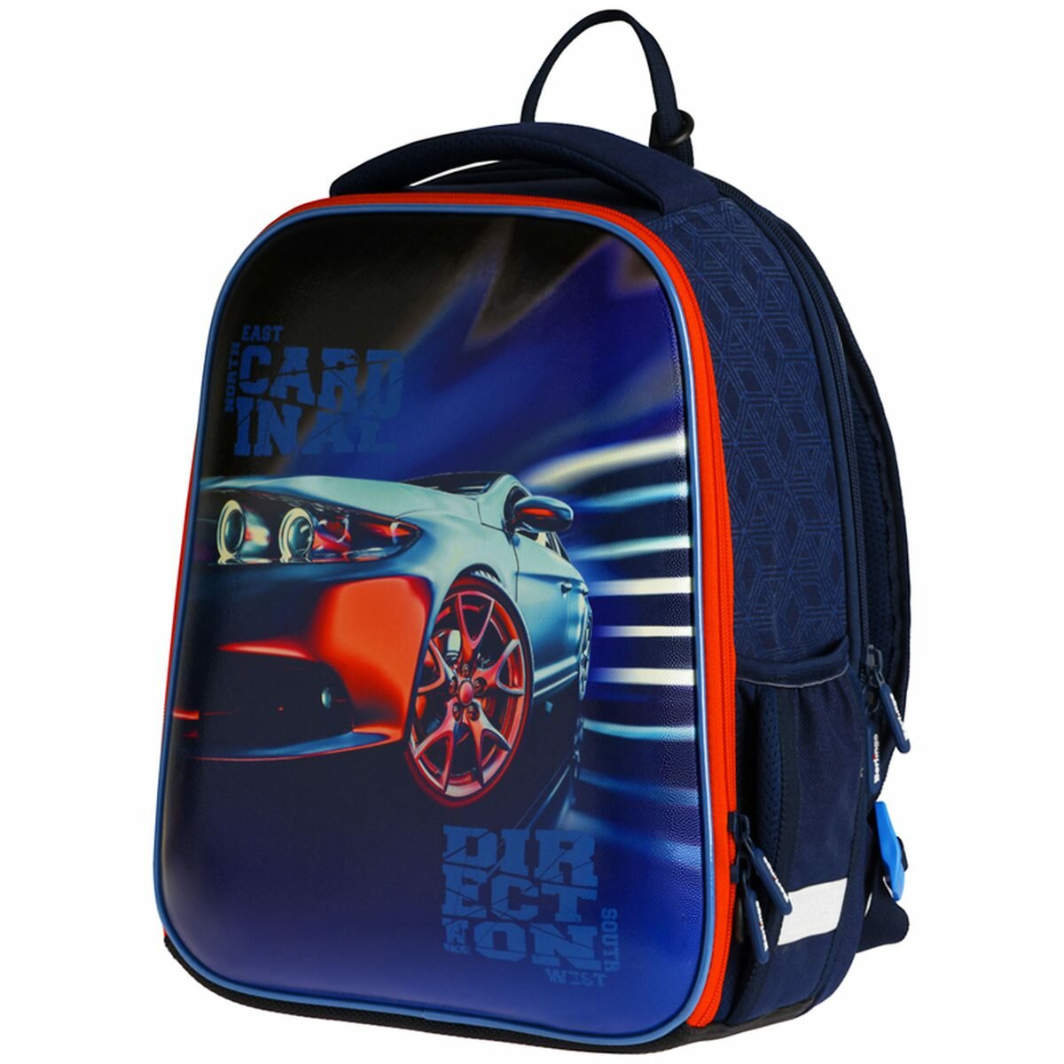 Ранец школьный Berlingo Expert Mini "Cardinal" 36x27x14см, 2 отделения, 2 кармана, мешок для обуви (RU07154)