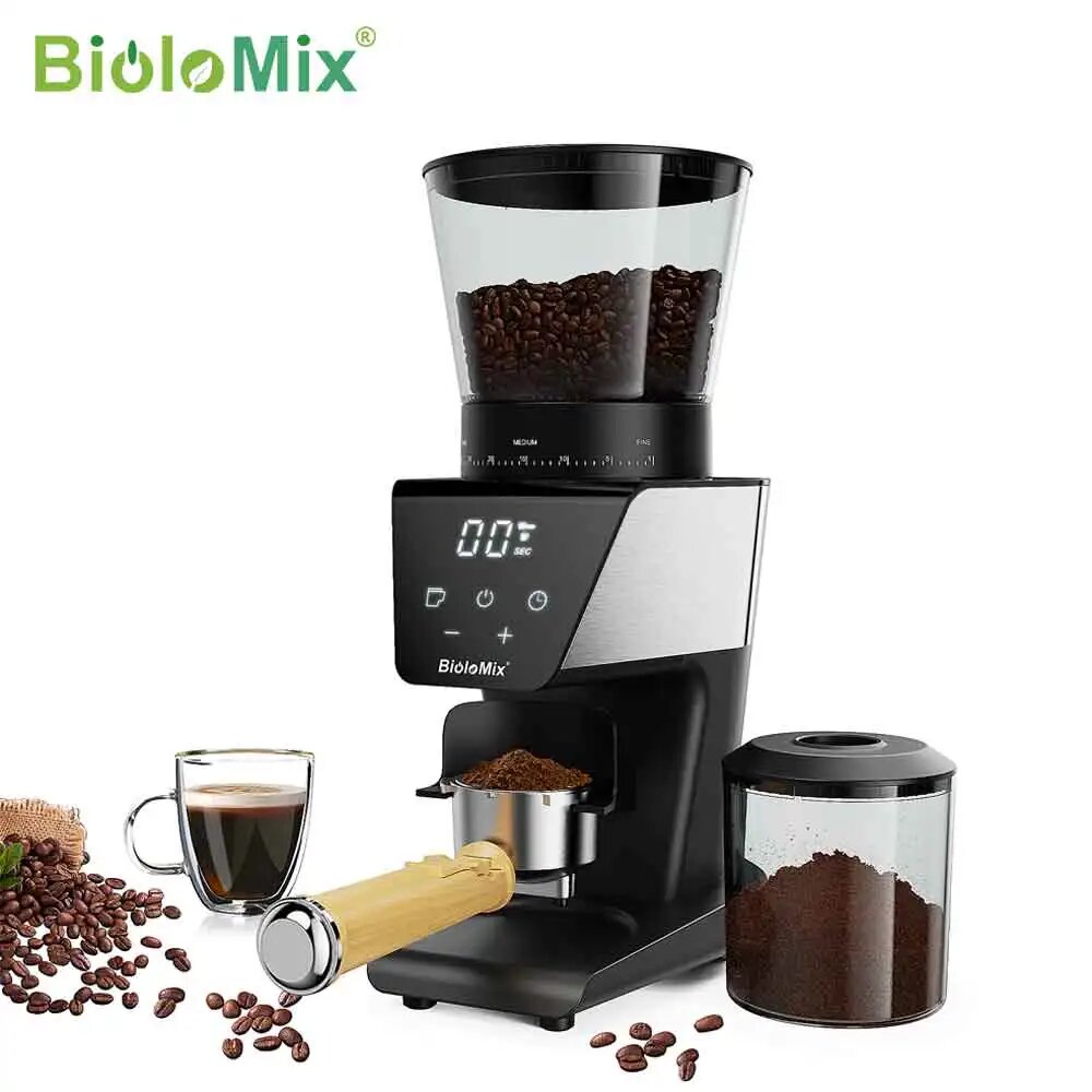 BioloMix Кофемолка электрическая, 30 скоростей, EU, 220V