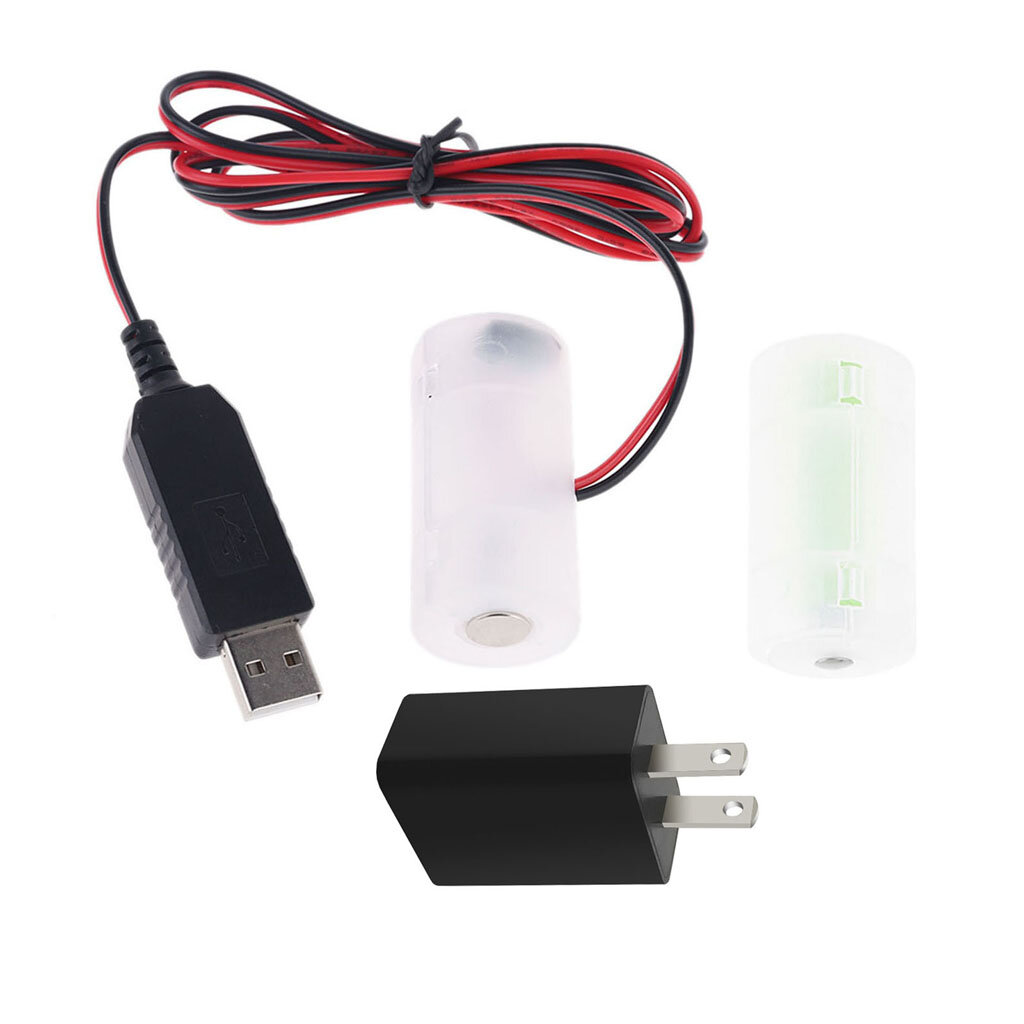 Имитация батареи C LR14 с адаптером USB и кабелем 2м