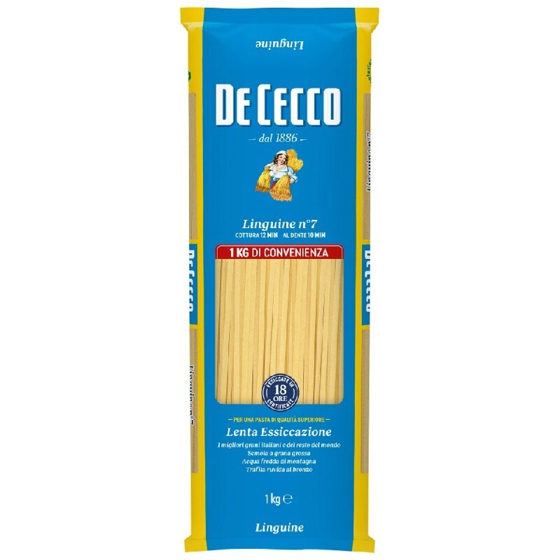 Макаронные изделия DE CECCO №7 Linguine (Лингвине) 1кг
