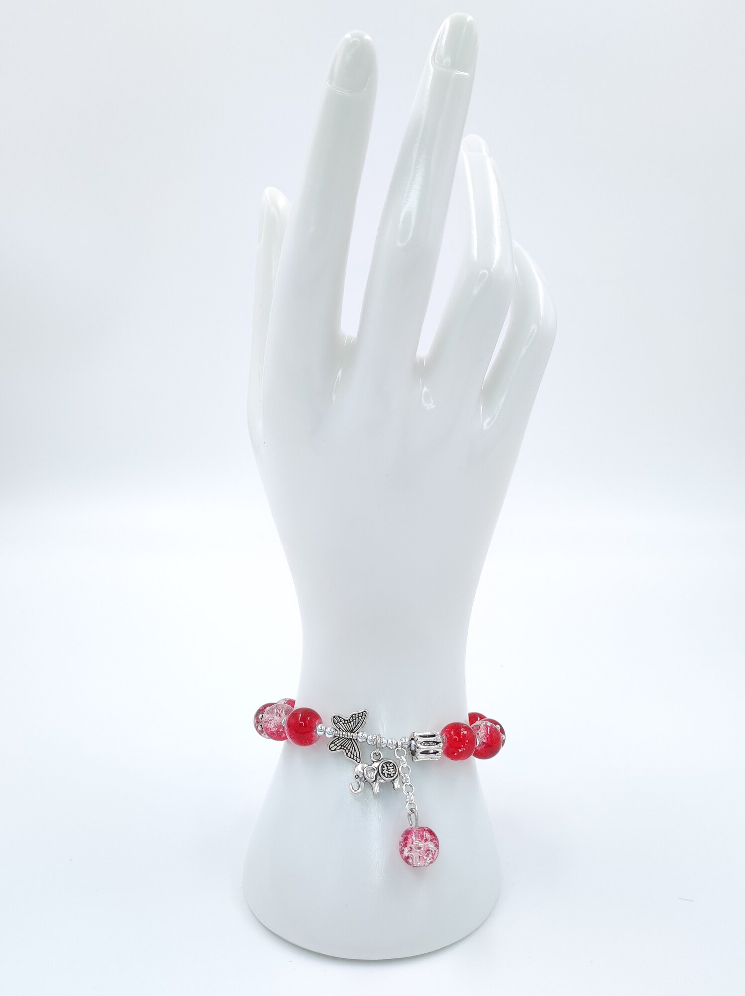 Браслет, кристалл, кварц сахарный