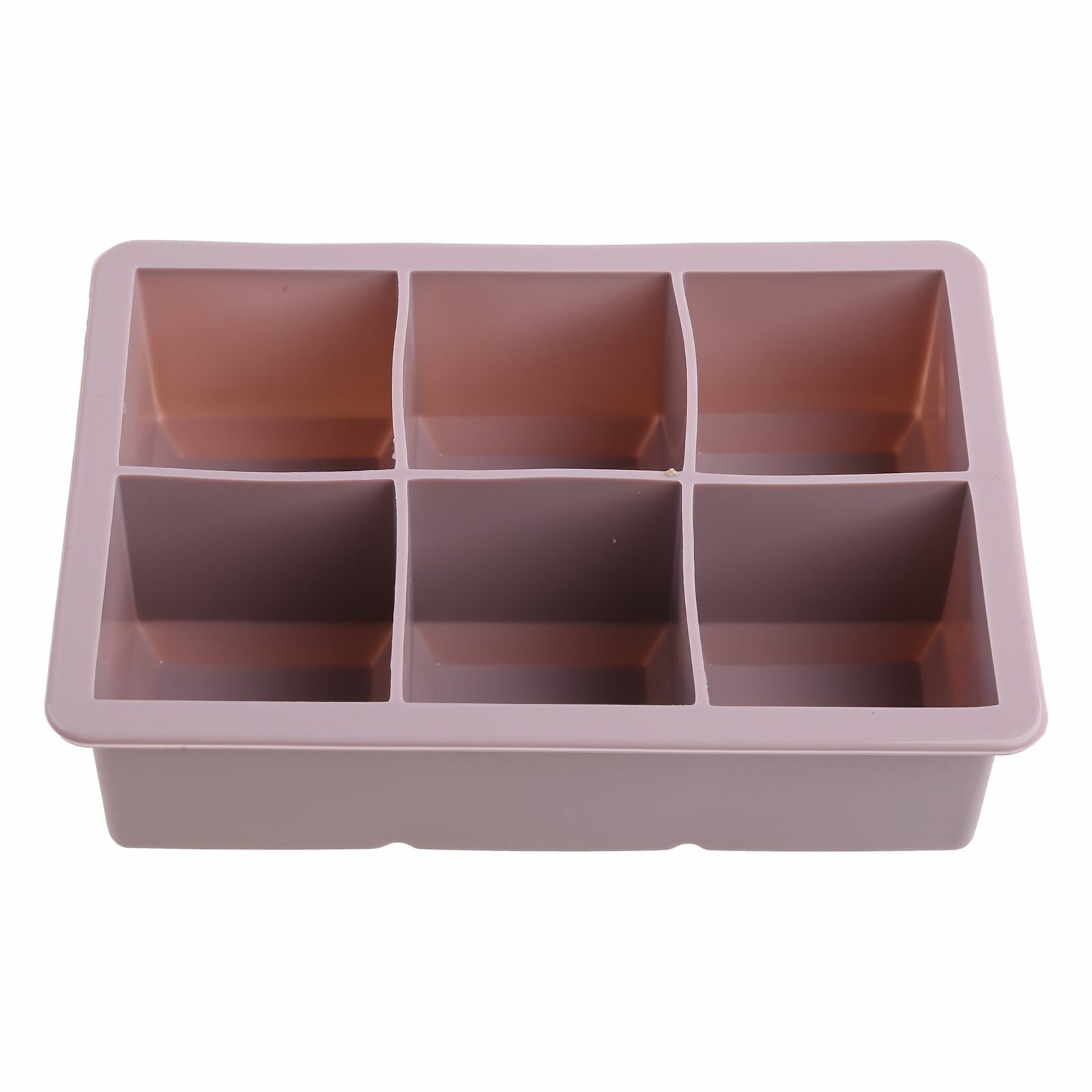 Силиконовая форма для кубиков льда-розовая-6 решеток