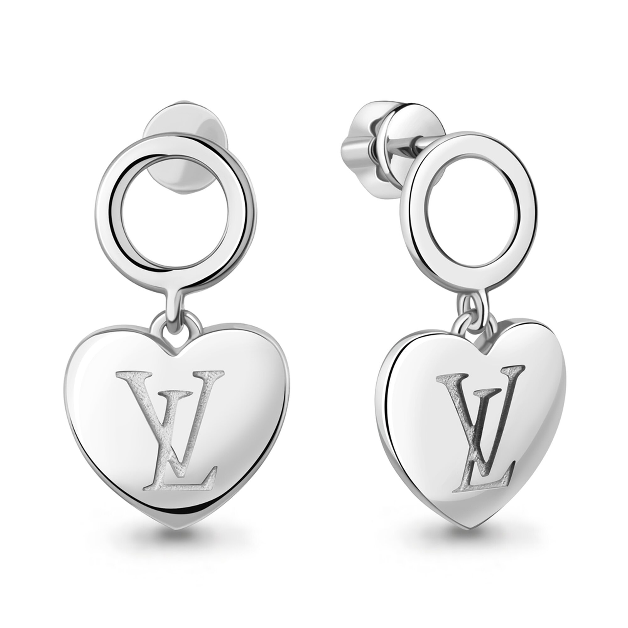 Серьги пусеты, серебро, 925 проба, родирование