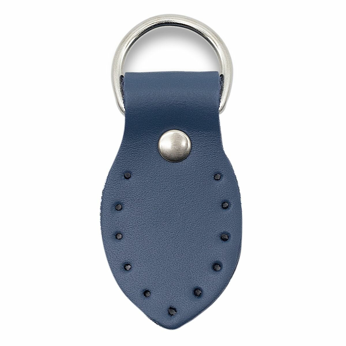 Петельки для сумки кожаные 3*5,5см , дизайн №915, 100% кожа, уп.2шт (851 светло-синий)