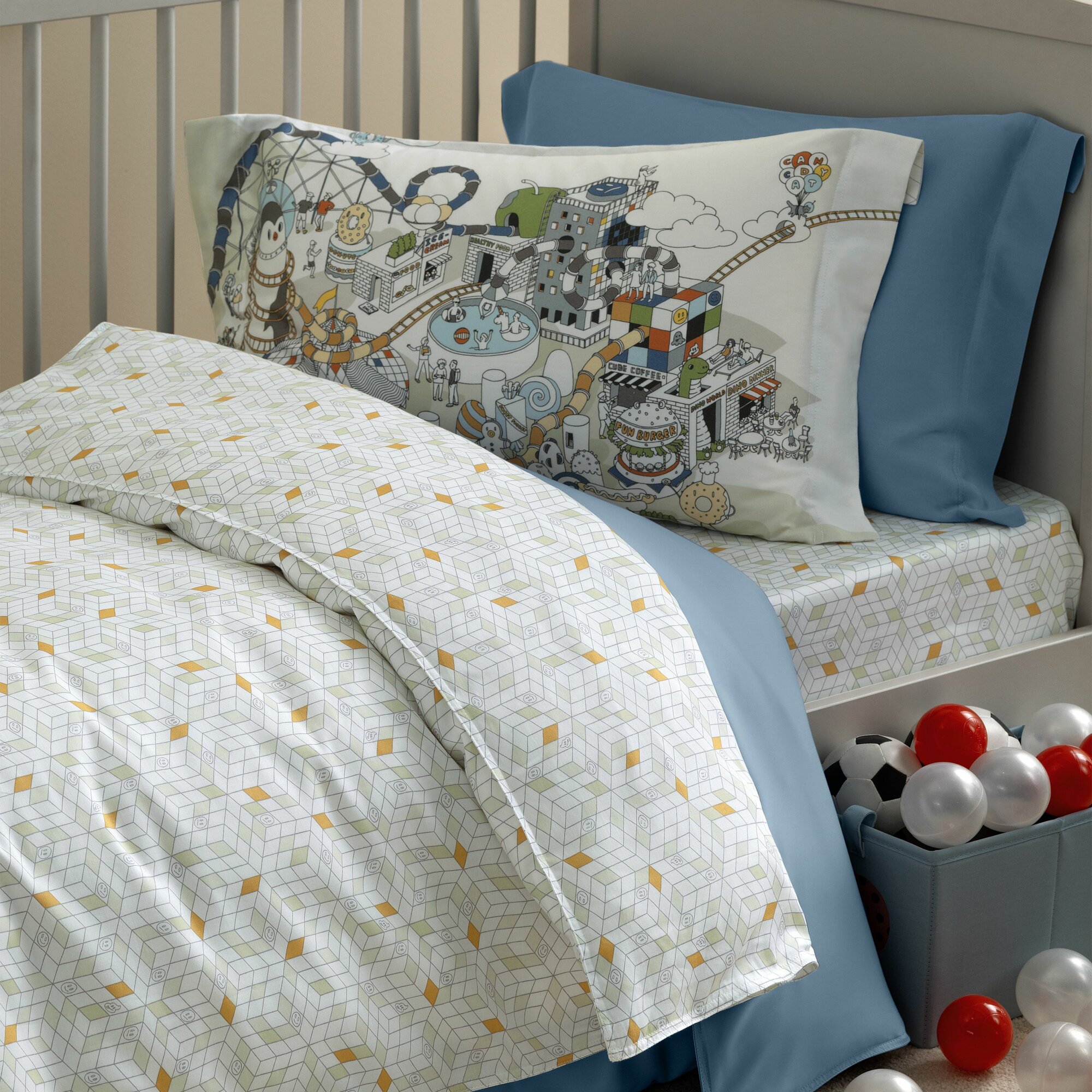 Togas Пододеяльник 100x120 детский для новорожденных "Авентура" сатин, хлопок