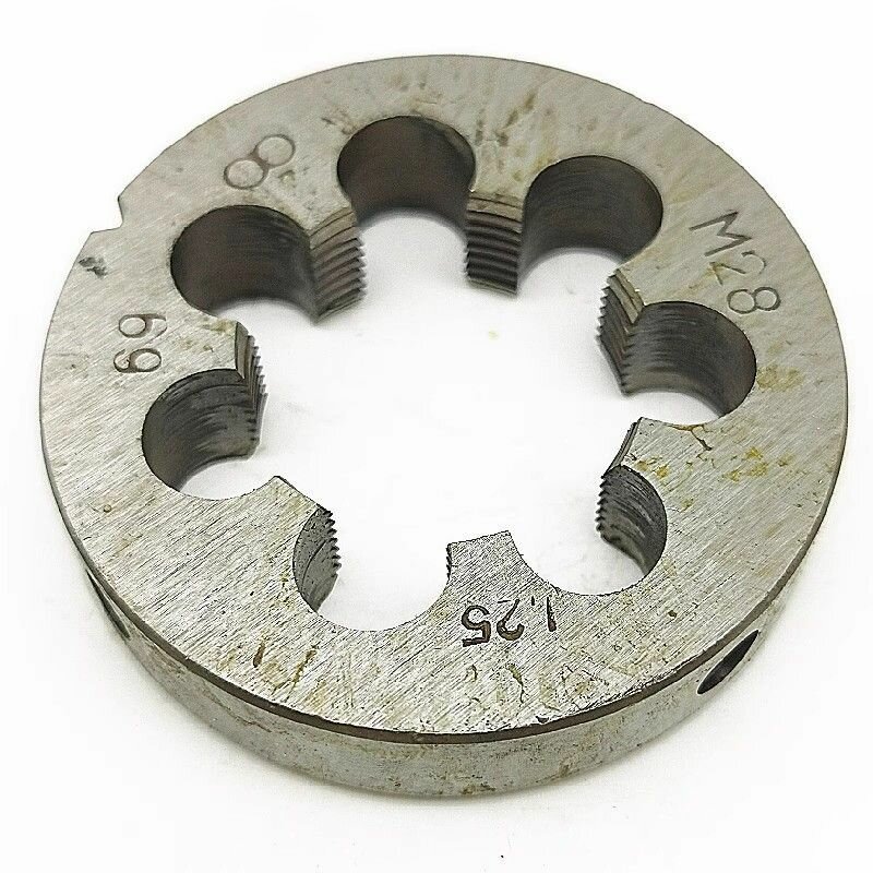 Плашка ручная, М28х1,25, Сталь инструментальная, 1 штука, FUDO