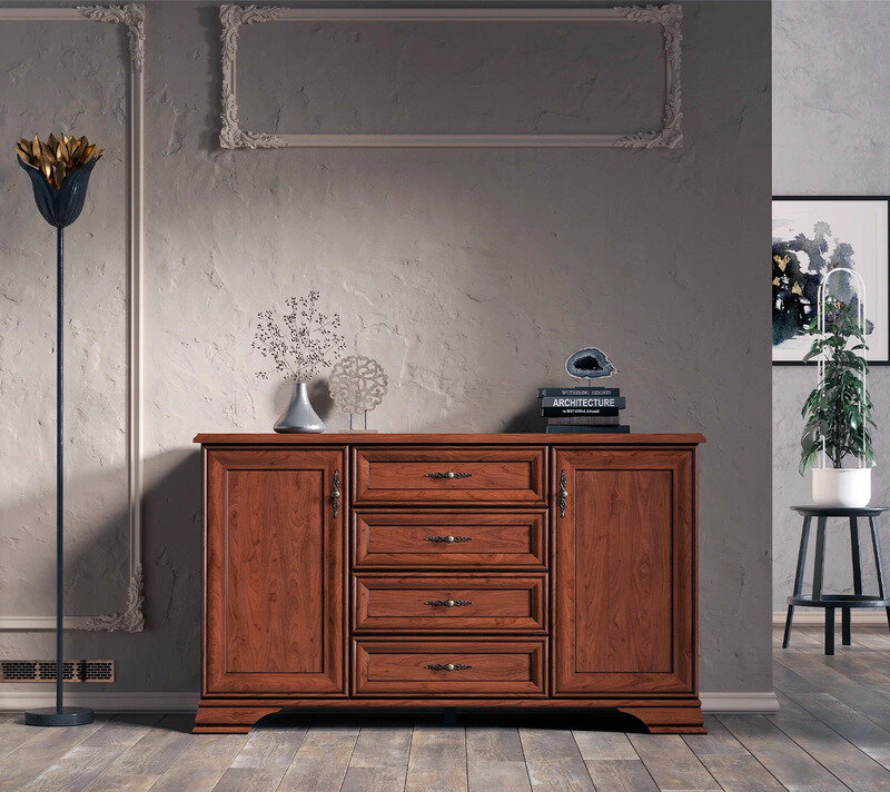 Тумба БРВ мебель KENTAKI KOM2D4S Каштан