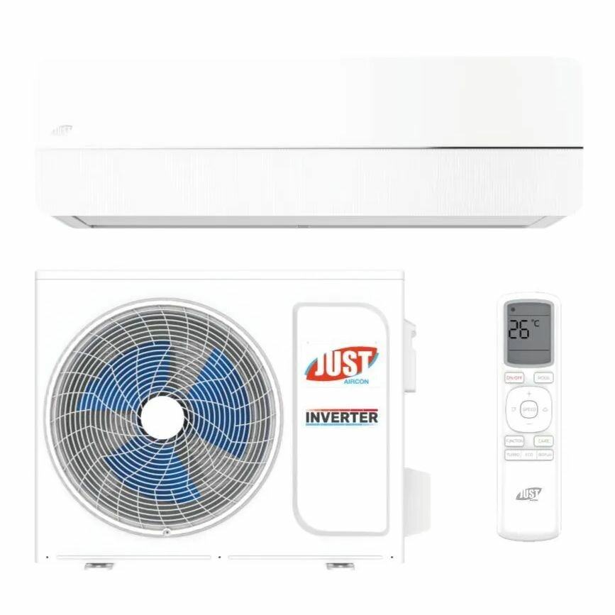 Кондиционер Just AIRCON JAC-09HPSIA/CGS Инвертор серии Silvery (Компрессор GMCC)