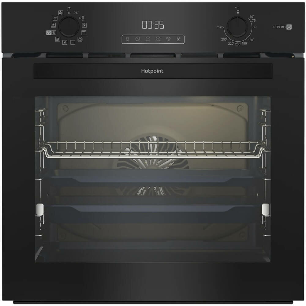 Духовой шкаф Hotpoint HSTF 1231 JSAH BLG 72л, 10 режимов, электронное управление, черный