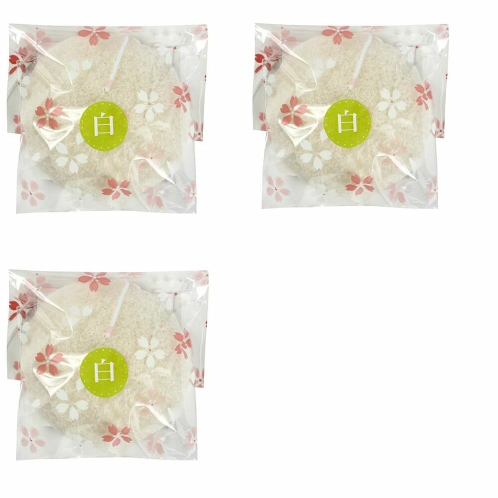 Yamamoto Farm Спонж Конняку для умывания лица, 3 уп.