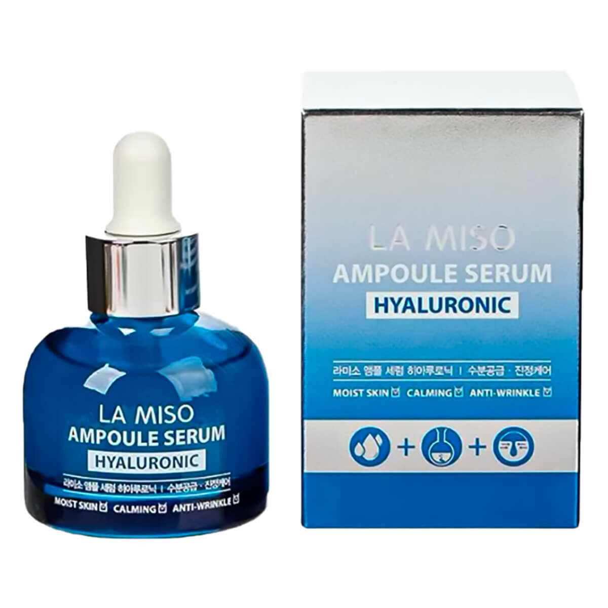 Сыворотка ампульная с гиалуроновой кислотой, 35 мл, LA MISO