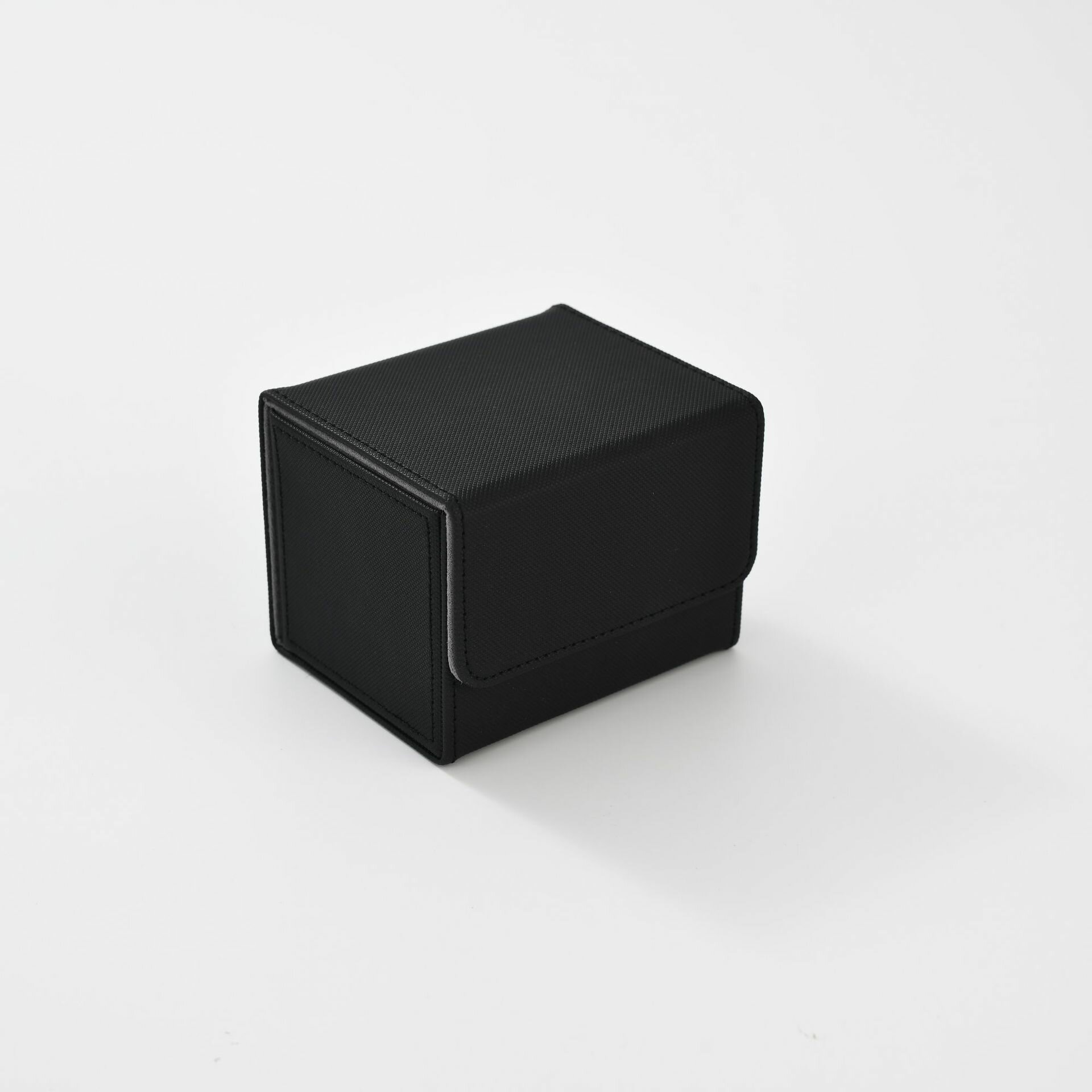 Коробка для карт Chuangxin, искусственная кожа, вместимость 100 карт, черный