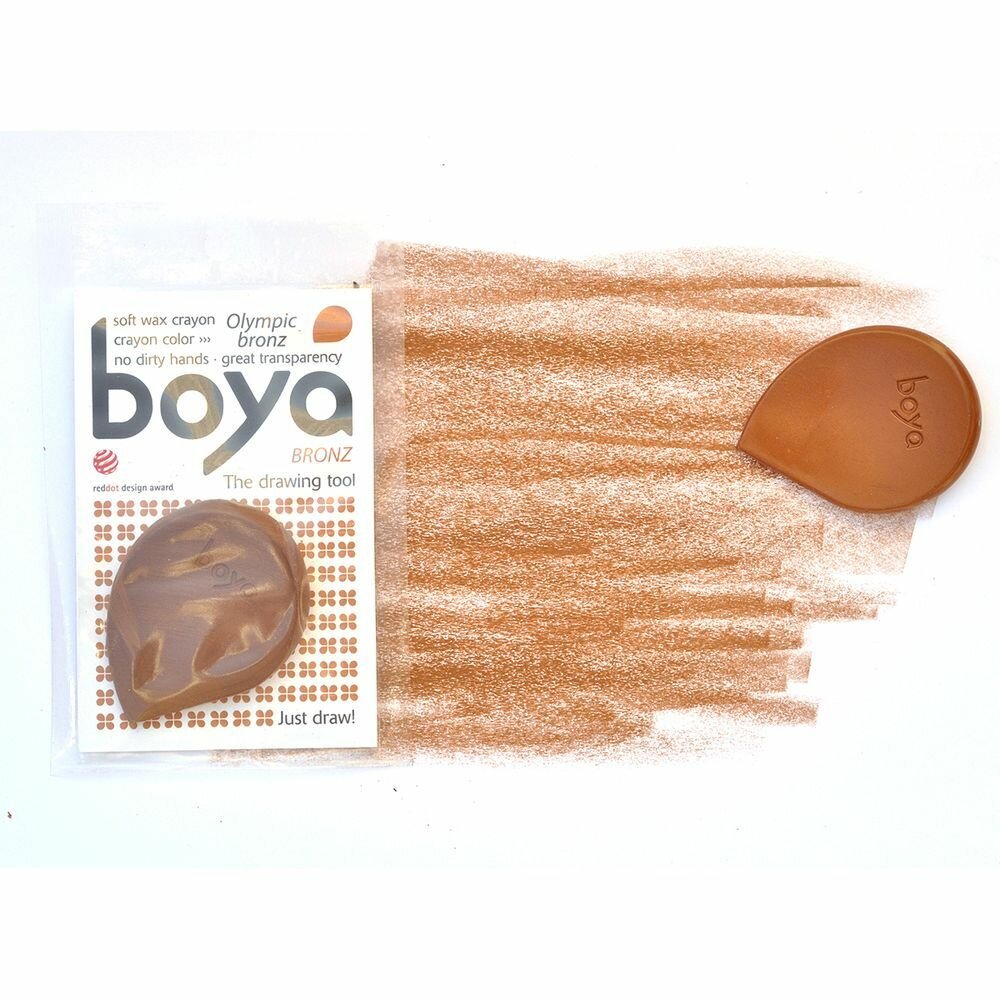 Пастель BOYA d.o.o. Восковая, для рисования, бронзовый мелок