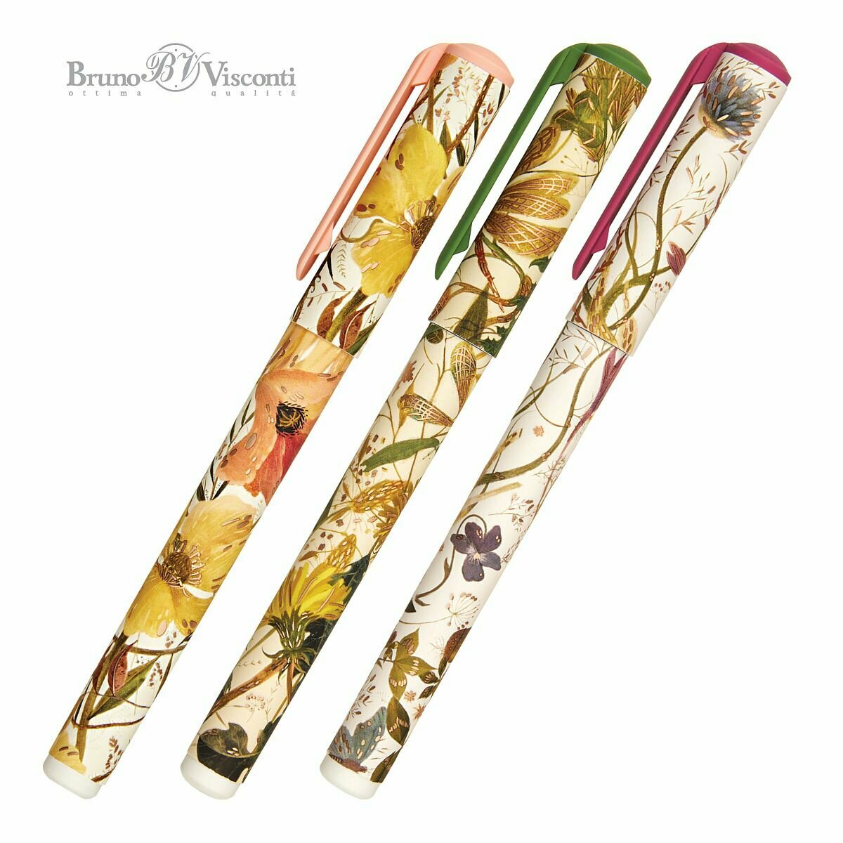 Ручка шариковая Bruno Visconti "DreamWrite" 0.7 мм, цвет чернил синий, в картонной тубе "FLORA"