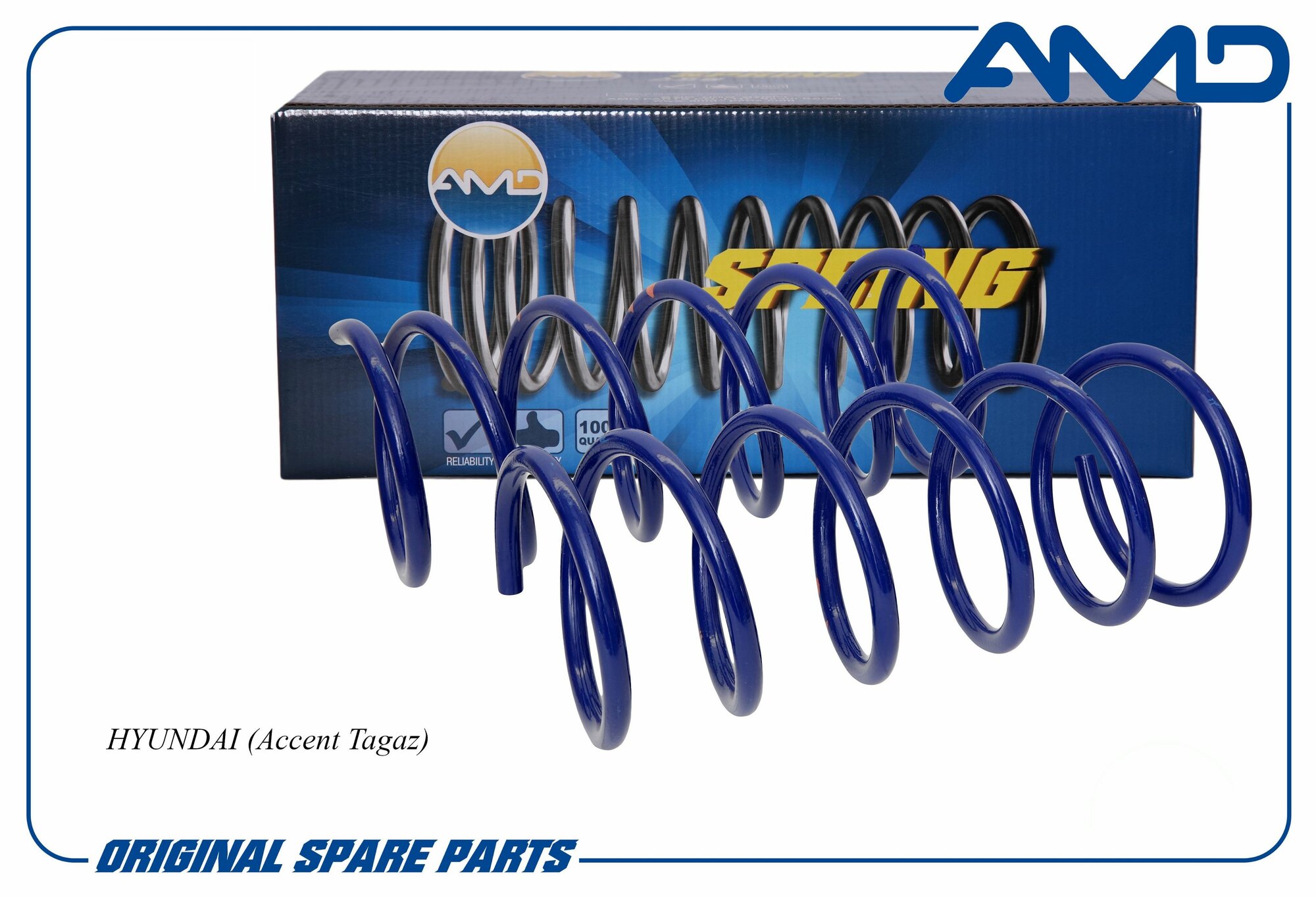 Пружина передняя 54630-25150 AMD. SP114 для HYUNDAI Accent Tagaz