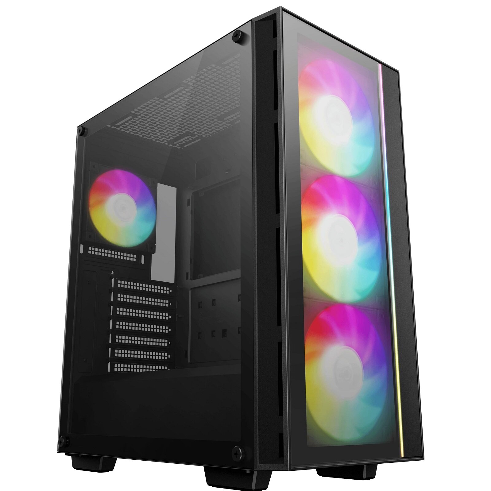 Корпус для ПК DeepCool MATREXX 55 V4 Black (ATX, без БП, 2хUSB3.0, с окном)