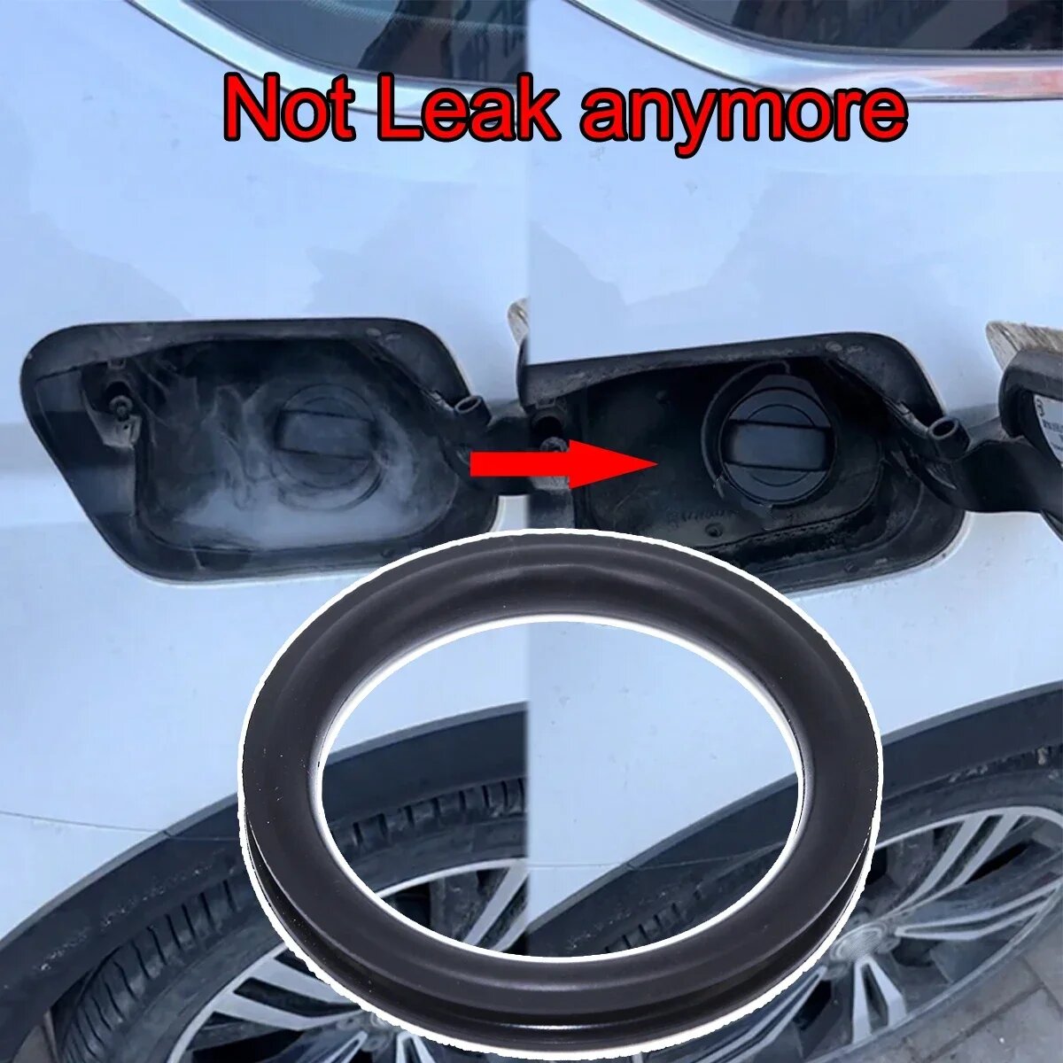 Уплотнение крышки бензобака для AUDI 80 90 100 V8 R8, ремонт горловины заливной горловины топливного бака, уплотнительное кольцо V-образной формы, резиновая прокладка, шайба 55x5 мм, замена двигателя