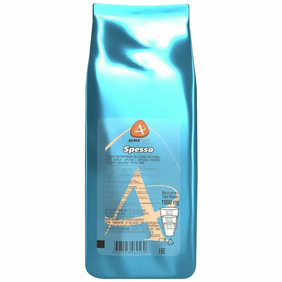 Сливки сухие ALMAFOOD "Spesso" растительные растворимые, 1 кг, 10526, 623496