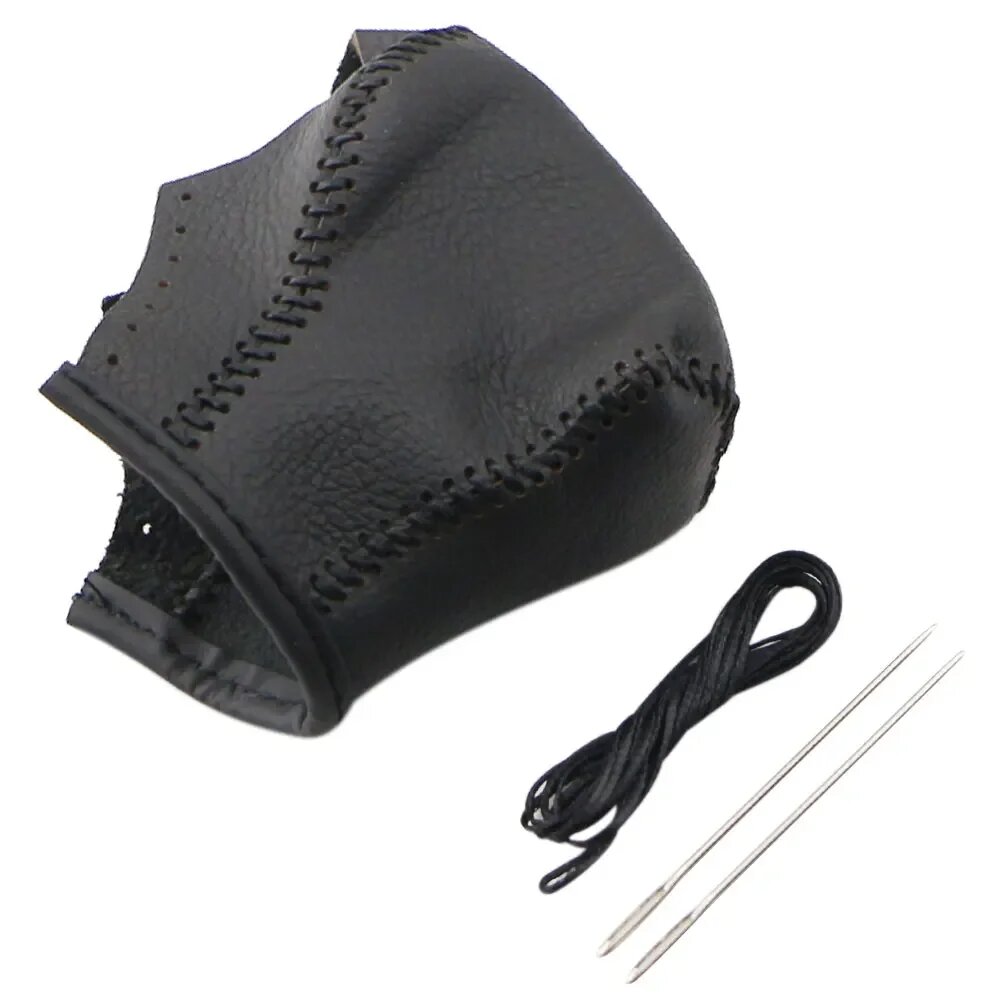 Аксессуары для KIA Sportage Rio 4 2017 2018 K2 K5 KX5, чехол из коровьей кожи с ручкой переключения передач, чехол для KIA Sportage Rio 4, аксессуары черный