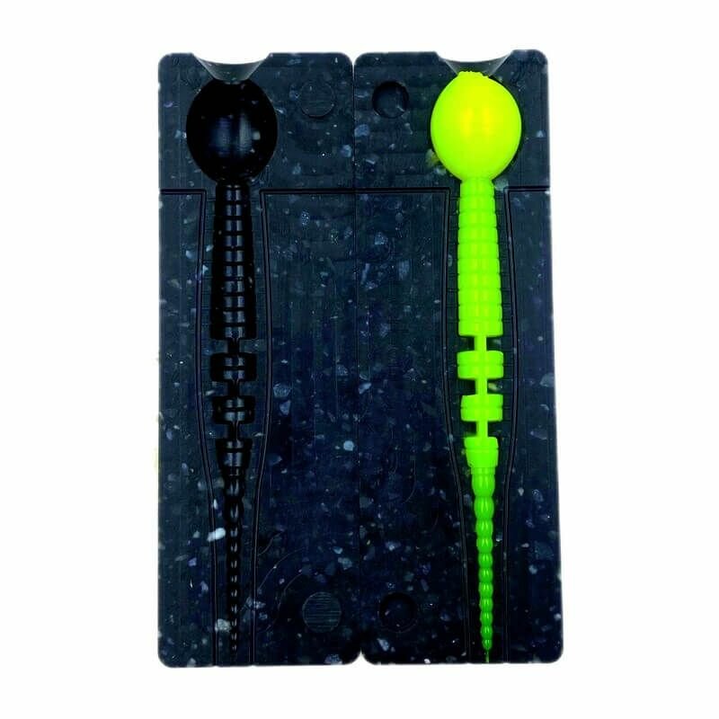 Форма для литья рыболовных силиконовых приманок Java Polarik 2", 50mm, 1 место