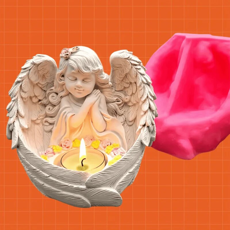 Силиконовая форма для отливки ангелочка