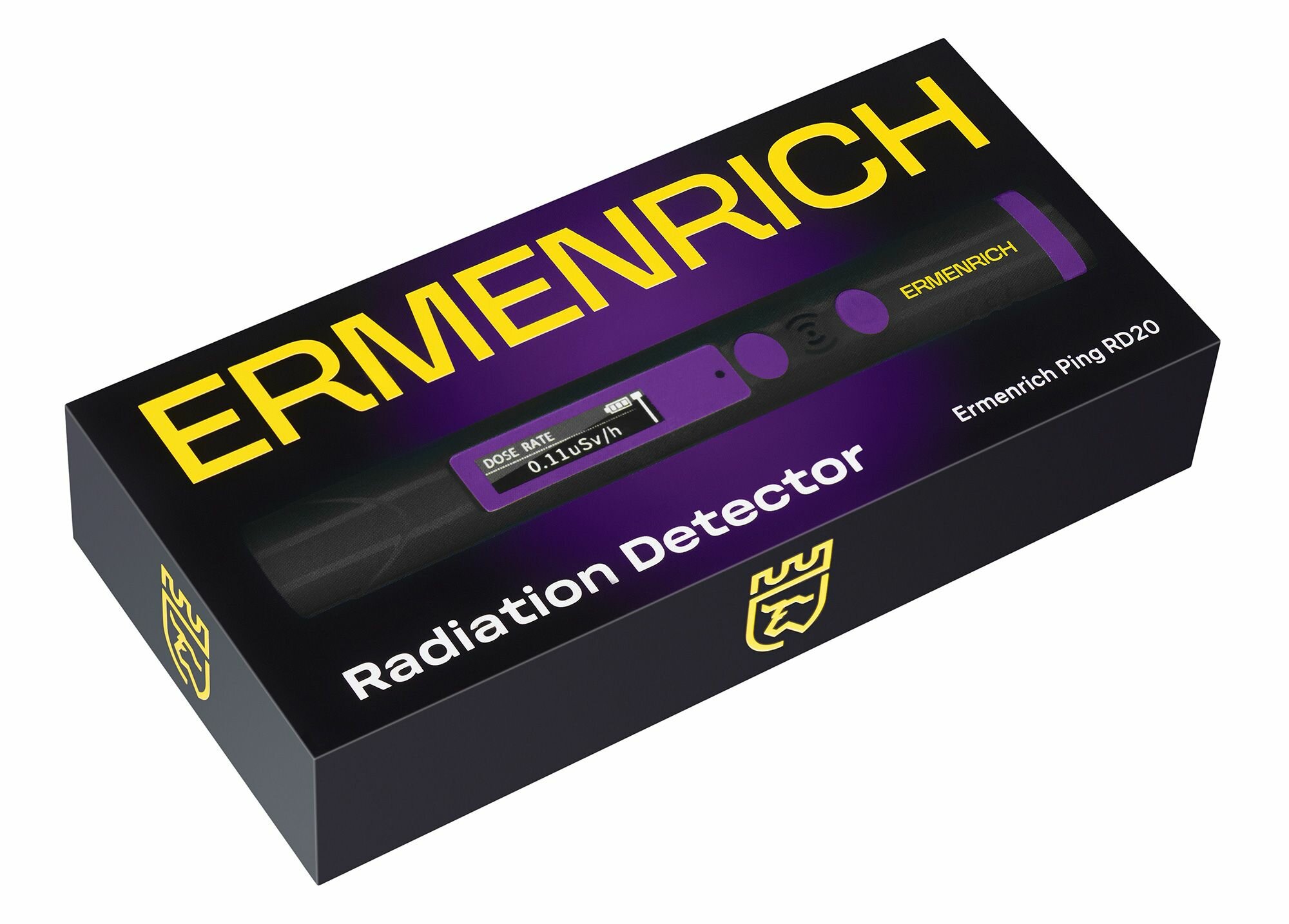 Дозиметр Ermenrich Ping RD20, фиолетовый