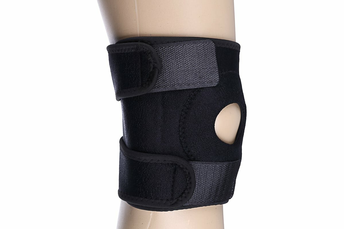 SILAPRO Суппорт на колено, на липучке, 50x15см, полиэстер, неопрен, 191-026