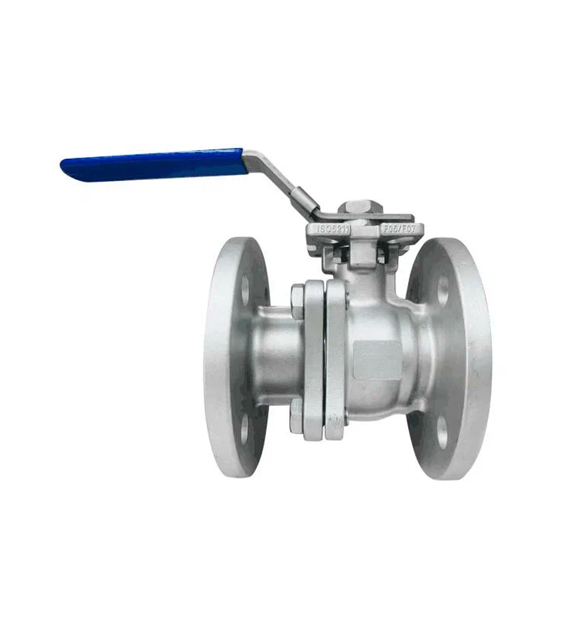 Кран шаровой нерж Ду 80 Ру16 фл L=180мм под электропривод с рукояткой полнопроходной Benarmo