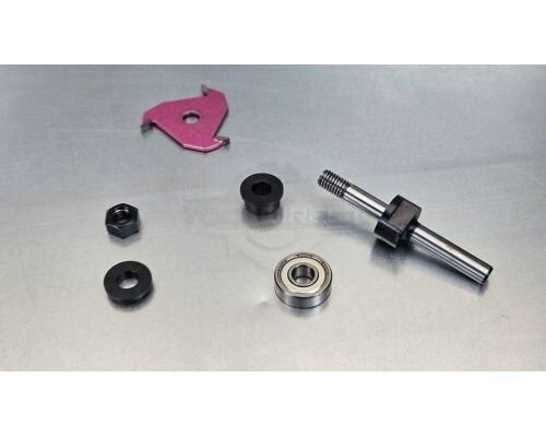 Державка для сменных дисков с набором подшипников(22;28;32;35;42 b 8) L 80 S 12 PROCUT 707225PW