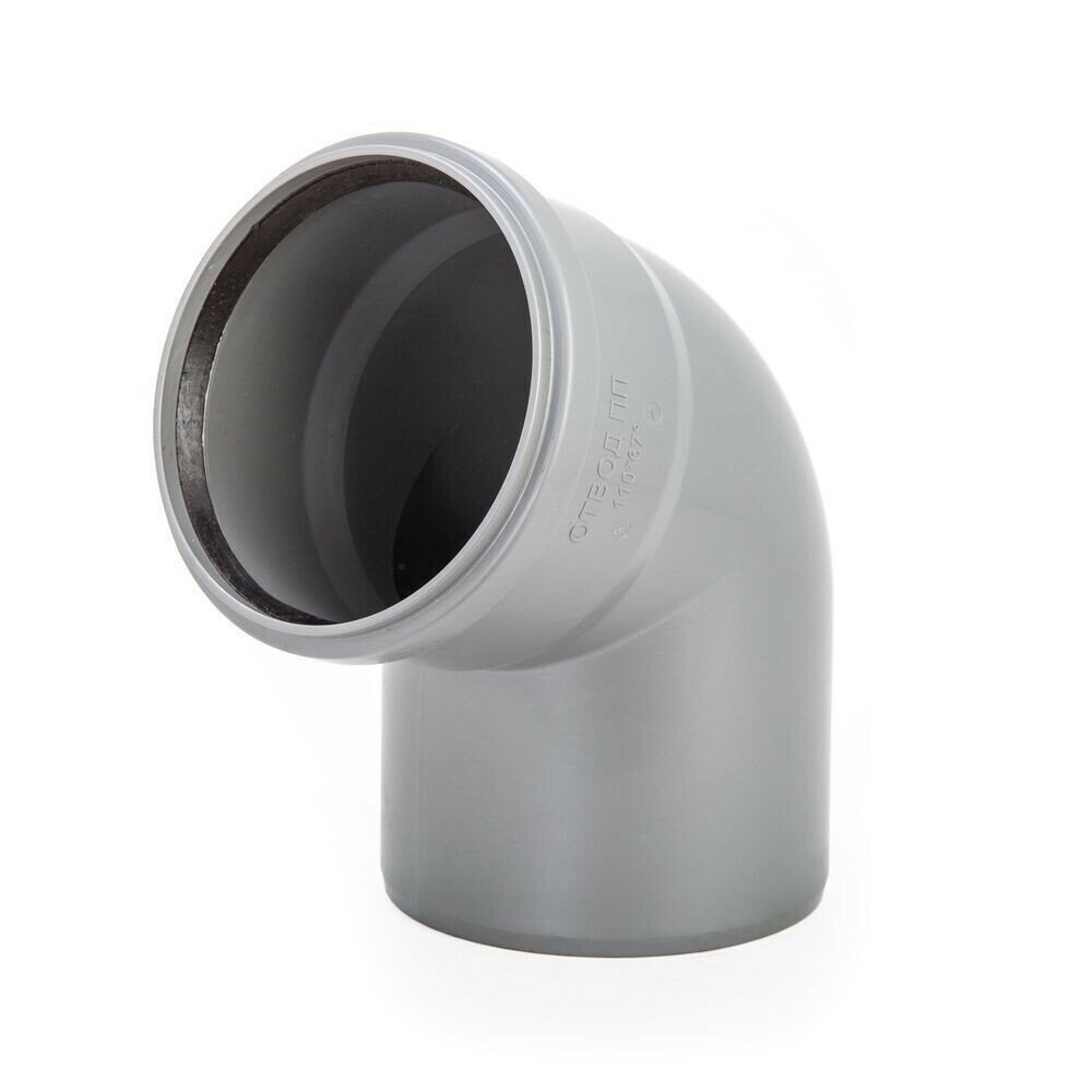 Отвод Lammin d110 мм 67 пластиковый для внутренней канализации (Lm35040011067)