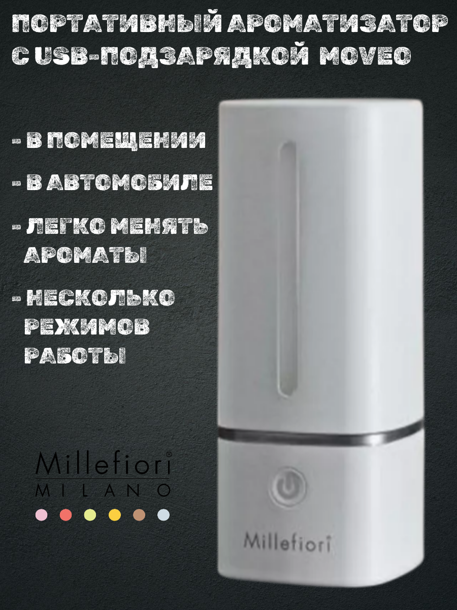 Moveo / Портативный ароматизатор с USB-подзарядкой Moveo Белый