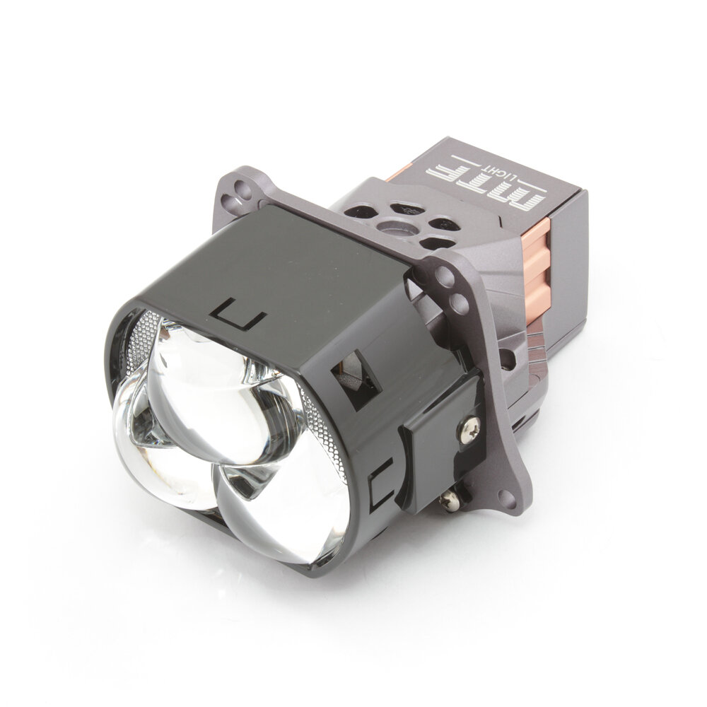 Модули светодиодные MTF LIGHT QUADRIX ближ/дал. света 12в, 3" скос, 3ая линза, 2шт, компл.