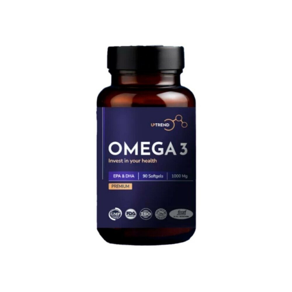 UpTrend Omega-3 EPA&DHA Биологически активная добавка к пище «Омега-3 ЭПК и ДГК, 90 капсул