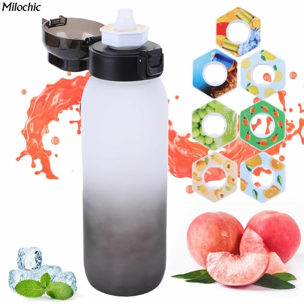 Спортивная бутылка для воды Tritan, чашка для ароматизированной воды объемом 1000 мл